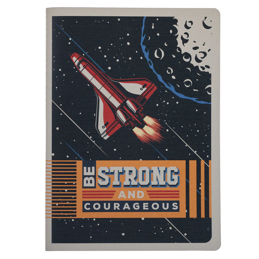 Notebook: Strong And Courageous