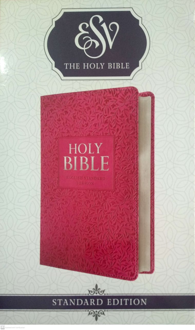 ESV Pink Vines Faux Leather Standard Bible